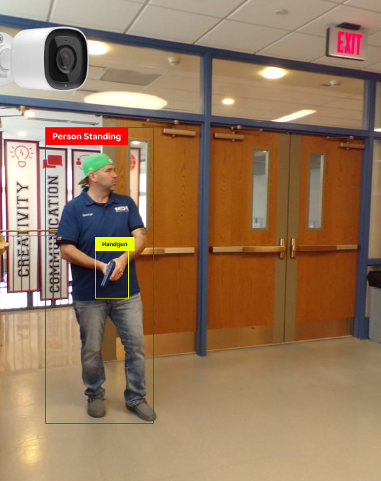 Ai Gun Detection System Ky Active Shooter Prevention